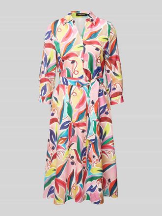 More & More Midikleid mit Bindeg&uuml;rtel