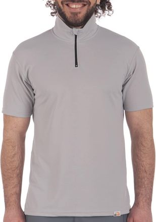 IQ-UV UV Shirt Zip Up Shirt Herren (XXL, Grau)