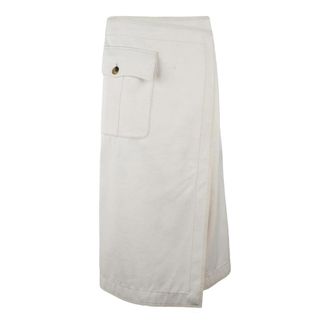 Philosophy di Lorenzo Serafini Gonna lunga in tela - - Skirts - Damen - Beige - M