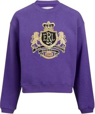ERL Sweat oversize Crest en coton