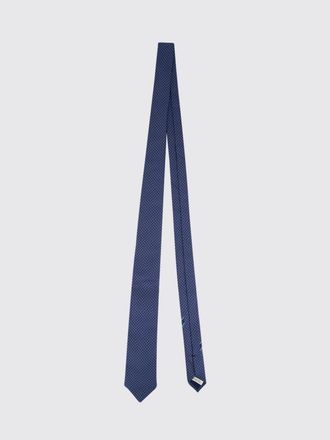 Ferragamo Cravate en pure soie avec motif monogramme Gancini all-over