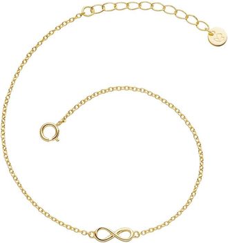 Glanzst&uuml;cke M&uuml;nchen Armband - Sterling Silber Armband Infinity - Gr. ONESIZE - in Gold - f&uuml;r Damen