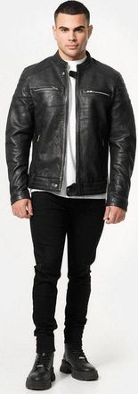 Tazzio Lederjacke A803 Herren Echtleder Leder Jacke