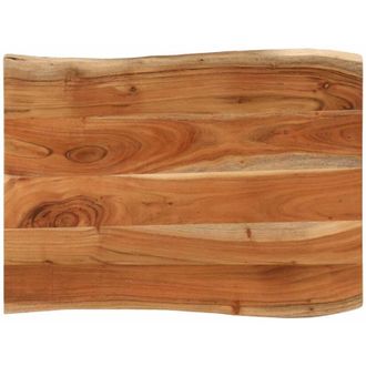 vidaXL vidaXL Dessus de table 90x60x2,5 cm rectangulaire bois massif dacacia