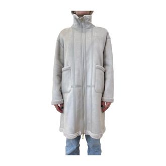 Marella Femme, Manteaux, Beige, Taille: 38 FR Pilade Reversible Coat