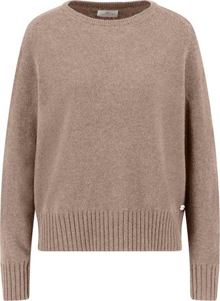 Fynch-Hatton Pullover aus Wolle mit Rundhalsausschnitt CAPPUCCHINO/XL