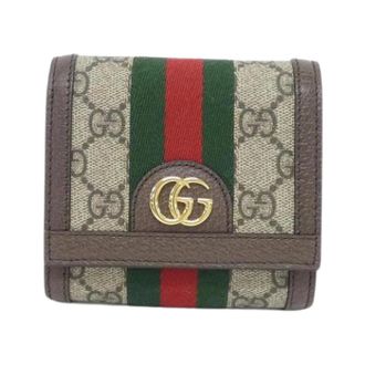 Gucci Portefeuille long (bi-pli) Pre-owned - Femme - Pre-owned - Beige - Taille: ONE Size