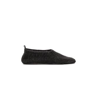 Toteme Woven Leather Ballerinas