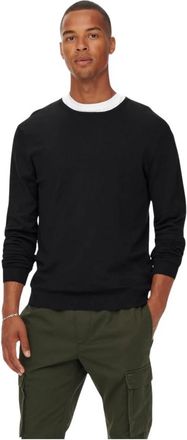 Only & Sons Stylischer Herrenpullover - - Sweatshirts & Hoodies - Herren - Schwarzk - XL