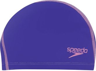 Speedo Unisex Kinder Kappe für langes Haar | Badekappe | Zieht nicht am Haar | Leicht aufsetzbar Trainingsausrüstung, Galactic Purple/Taffy Pink, Einheitsgrö