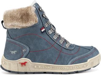 Mustang Jeans Mustang Schnürschuhe 1290-607 Blau