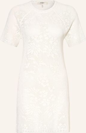 Chlo&eacute; Strickkleid weiss