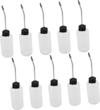 Soimiss 10 Stück Teiliges Nähmaschinen-ölspender Präzisem Eisenspitzen-ausgießer Kunststoffbehälter Langlebig und Nachfüllbar für Exakte Schmierung und Langan