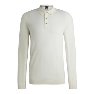 HUGO BOSS Lancione Polo - Homme - Tops - Blanc - Taille: S