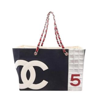 Chanel Pre-owned No.5 Canvas Leather Tote Bag - - Pre-owned - Damen - Blau - ONE SIZE