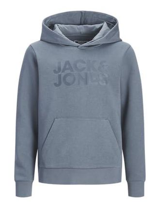 Jack & Jones Jjecorp Noos JNR Sweat &agrave; Capuche avec Logo, Blue Mirage., 164