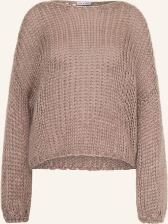 Mrs & Hugs Mrs & Hugs Pullover Mit Mohair beige