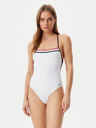Tommy Hilfiger Badeanzug UW0UW05849 Wei&szlig;