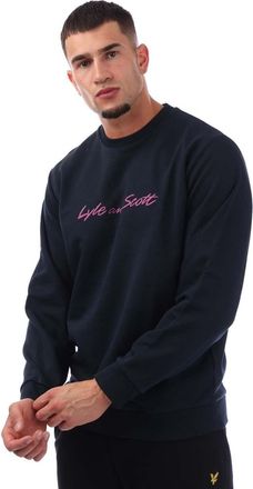 Lyle & Scott Sweatshirt Schrift f&uuml;r Herren (Marine)