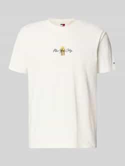 Tommy Jeans Regular Fit T-Shirt aus reiner Baumwolle Modell SIGN BLOCK