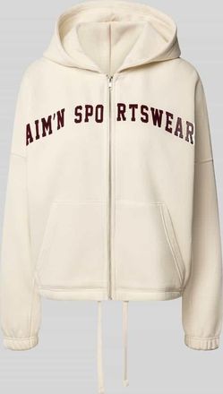 Aim'n Sweatjacke mit Logo-Schriftzug