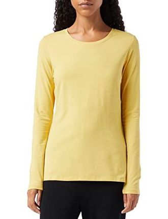 Amazon Essentials T-Shirt à Manches Longues, Col Rond, Coupe Classique (Disponible en Grande Taille) Femme, Jaune Foncé, XXL