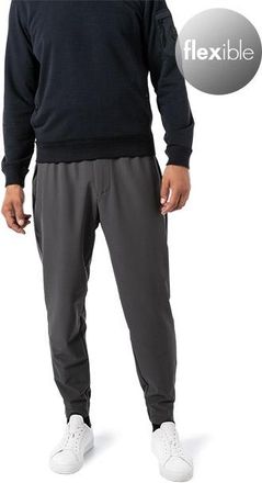 HUGO BOSS Herren Jogpants grau Mikrofaser