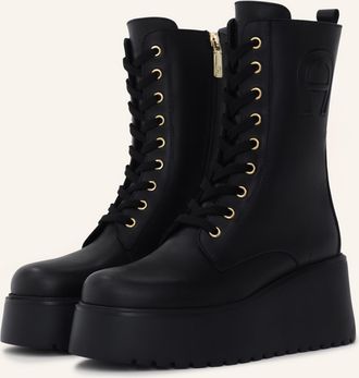 Aigner Aigner Plateau Bootie With Lacing Plateau Bootie 2g schwarz