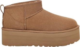 UGG Ugg, Femme, Chaussures, Brun, Taille: 40 EU Classic Ultra Mini Platform