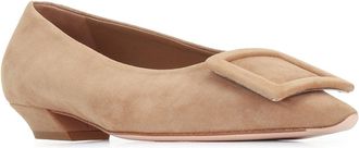 Roger Vivier Covered Ballerina Flat - Beige