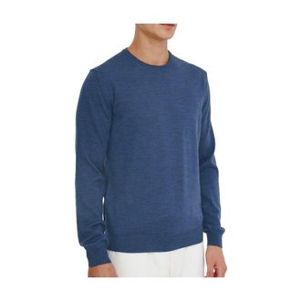 Ferrante Rundhalspullover - - Knitwear - Herren - Blau - XL