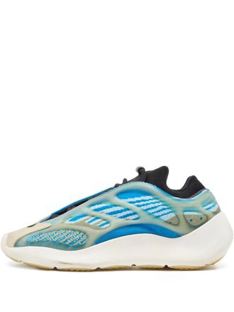 Yeezy by Kanye West baskets pre-owned 700 V3 à empiècement en résille - Bleu