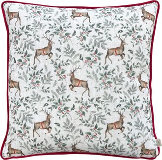 furn. Evans Lichfield Festliches Rentier-Kissen mit Polyester-Füllung
