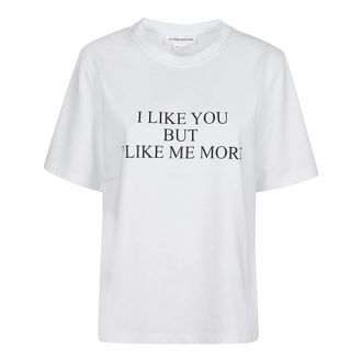 Victoria Beckham Femme, Tops, Blanc, Taille: 36 FR T-shirt Graphique Cool