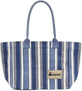 Isabel Marant Sac cabas Yenky Zipped en coton &agrave; rayures