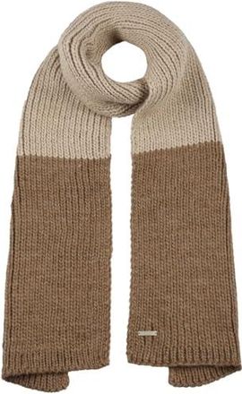 Seeberger Echarpe en Tricot Cavena Twotone Femme - echarpe pour lhiver foulard Hiver automne-hiver - taille unique chatain