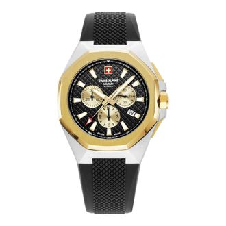 Swiss Alpine Military Quarzuhr - - Accessories - Herren - Schwarzk - ONE SIZE