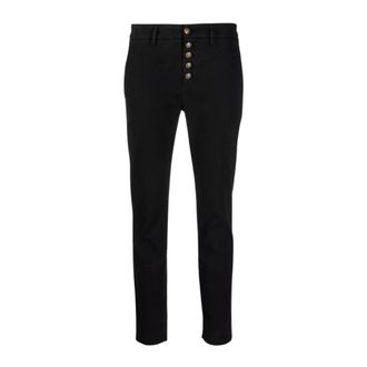 Dondup Carmen Slim Hose - - Trousers - Damen - Schwarzk - W24