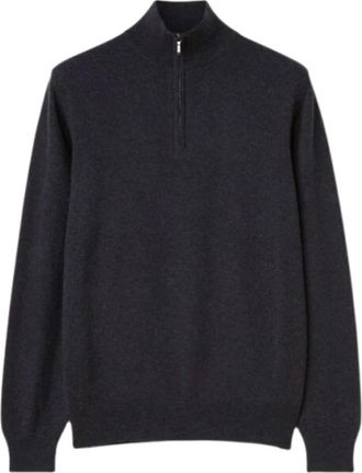 Khaite Homme, Pulls, Gris, Taille: 2XL Classic Half-Zip