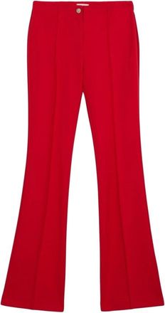 Oltre Femme, Pantalons, Rouge, Taille: 42 FR Pantalon &Eacute;vas&eacute; en Maille Milano
