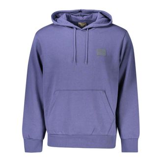 Timberland Sweat &agrave; capuche avec badge en silicone - Homme - Sweatshirts et sweats &agrave; capuche - Bleu - Taille: XL