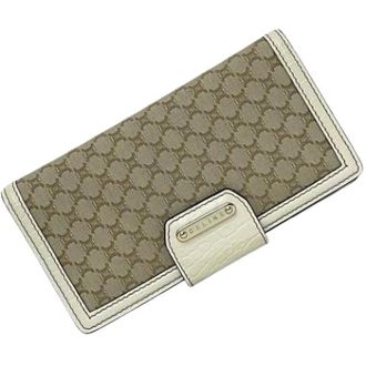Celine Portefeuille en toile Pre-owned - Femme - Pre-owned - Beige - Taille: ONE Size