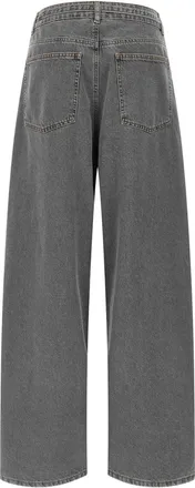 Twin-Set Belted Wide-Leg Jeans - Grey