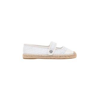 Karl Lagerfeld Kamini Mary Jane Espadrille mit Textur - - Shoes - Damen - Wei&szlig; - 36 EU