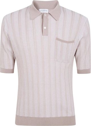 Ballantyne Homme, Tops, Blanc, Taille: 2XL Polo &agrave; Poches Ray&eacute;