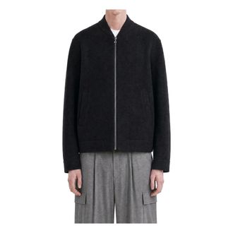 Harris Wharf London Bomberjacke Gekochte Wolle - - Jackets - Herren - Schwarzk - L