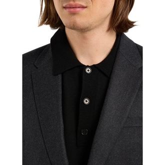 Saison 1865 Veste de costume unie en laine