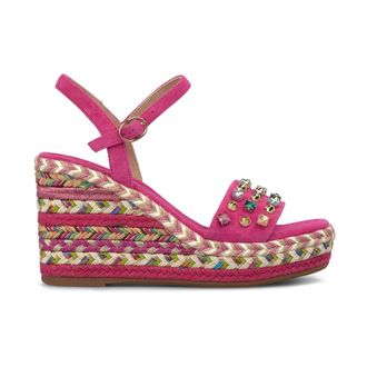 Alma En Pena Esparto Wedge Sandal - - Shoes - Damen - Rosa - 38 EU