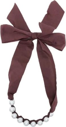 Forte_Forte Femme, Accessoires, Brun, Taille: ONE Size Girocollo perle in vetro