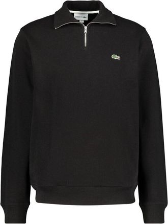 Lacoste Herren Sweatshirt mit Troyerkragen